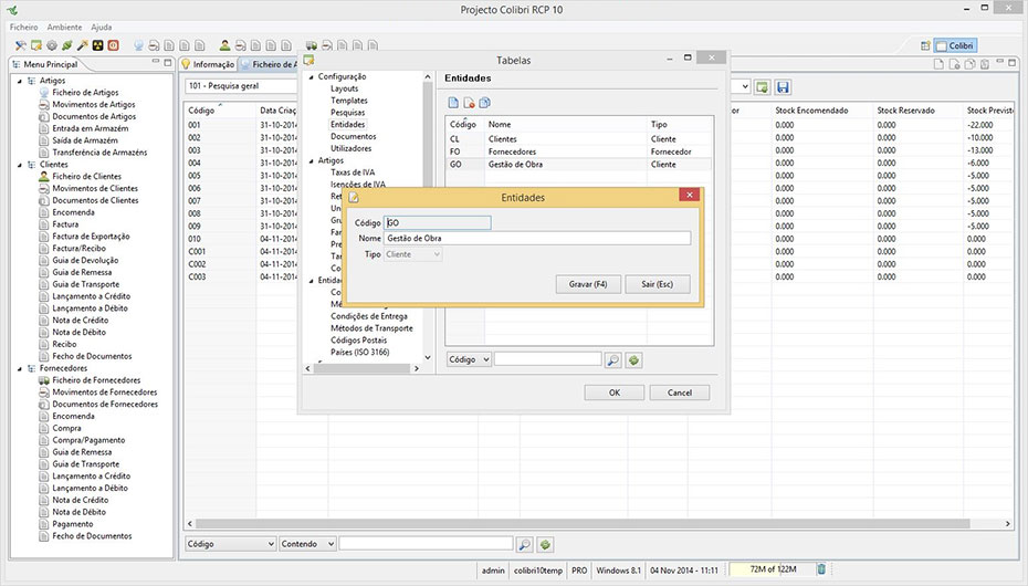 Software - Projecto Colibri